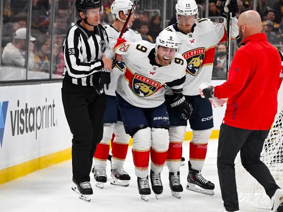 Sam Bennett Reinjured in Season Debut; Panthers Fall to Bruins