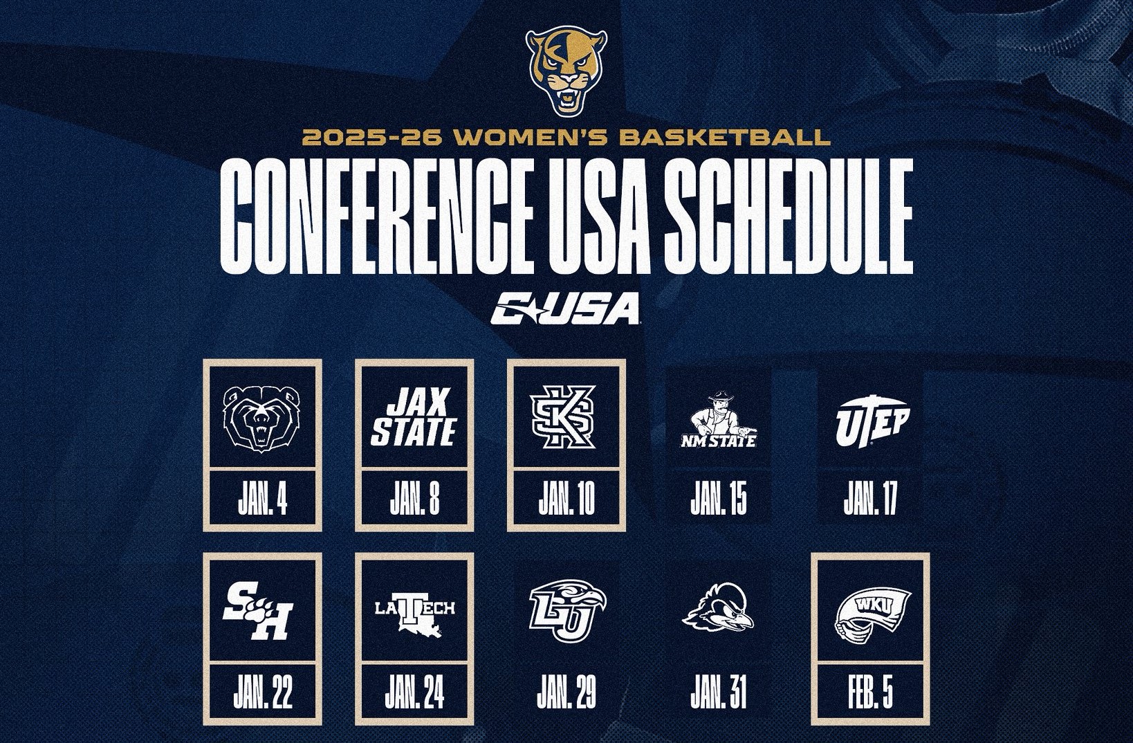2025-26 FIU Women's Basketball Conference Schedule Revealed
