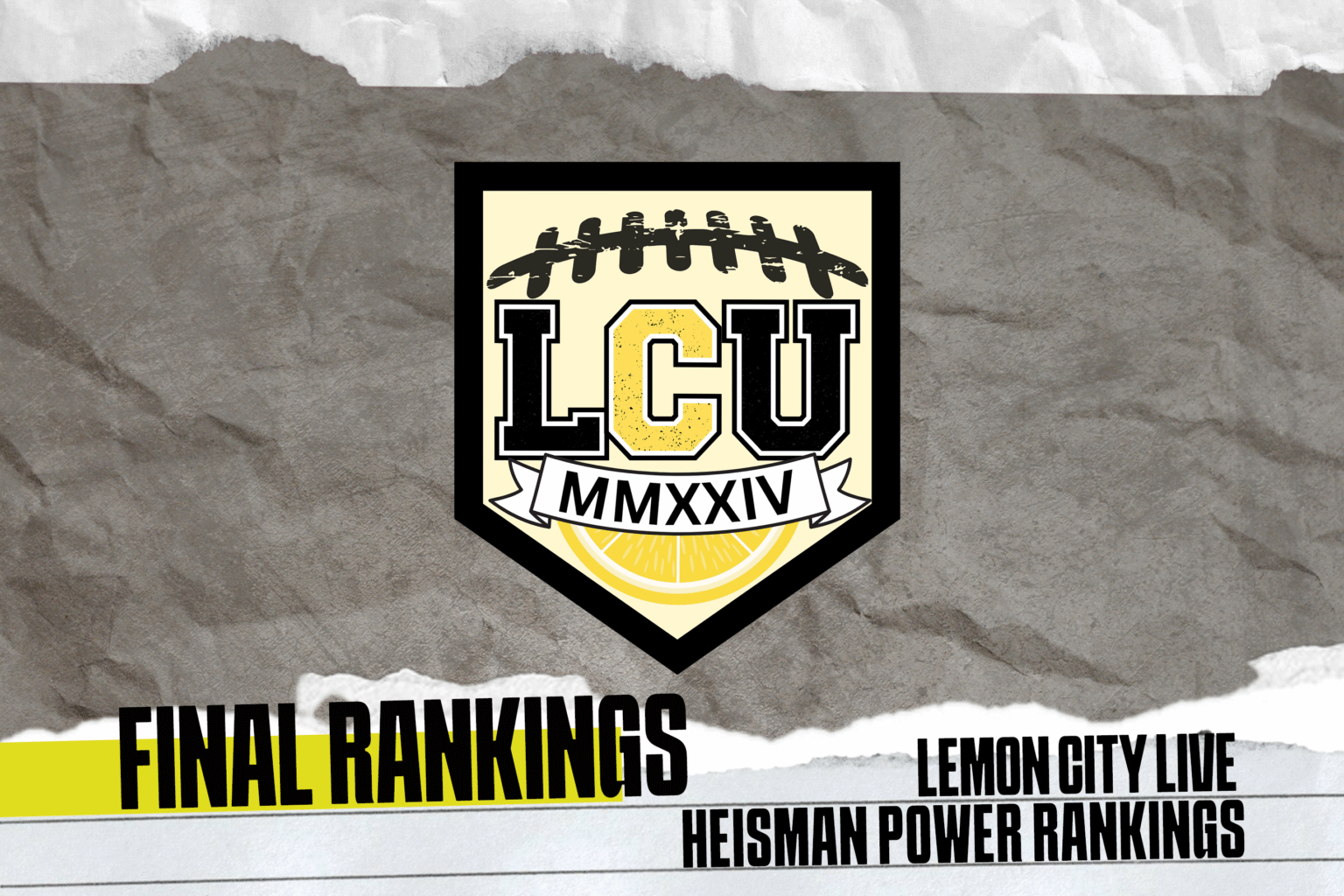 Lemon City Live 2025 Heisman Watchlist | Final Edition